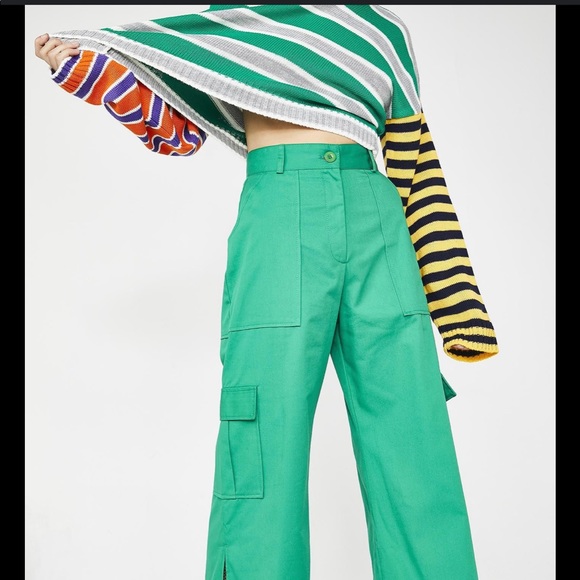 The Ragged Priest | Pants & Jumpsuits | Ragged Priest Green Trousers ...